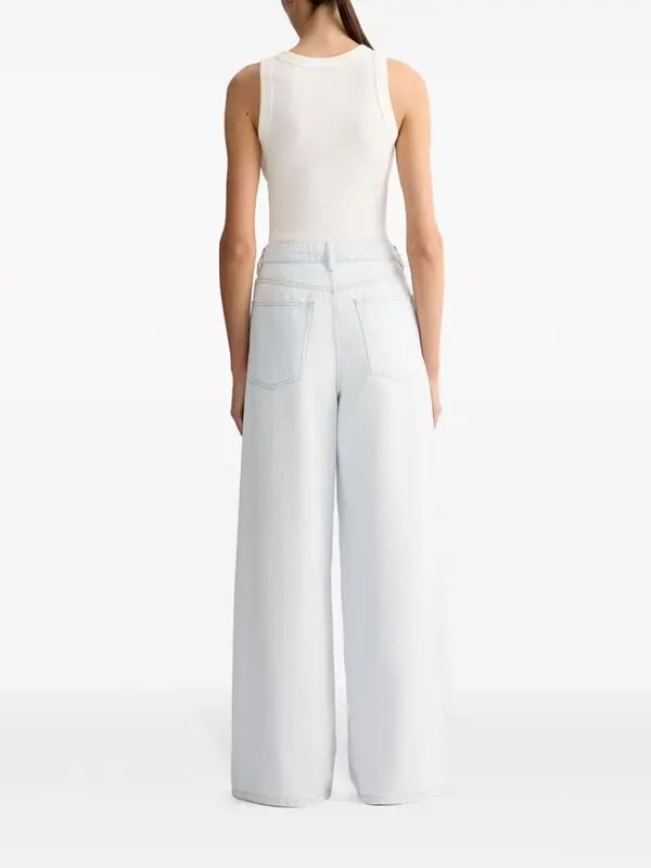12 STOREEZ Low-rise Wide-leg Organic Cotton Jeans