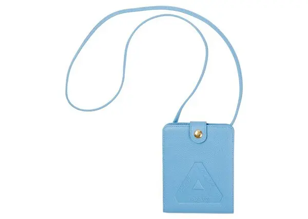 PALACE Leather Hanging Wallet - Blue