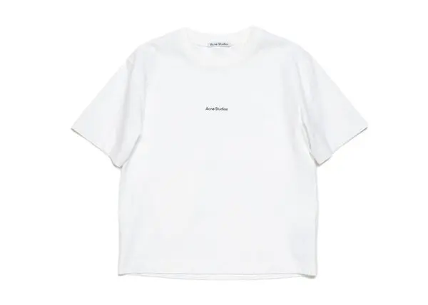 Acne Studios Logo T-shirt - Optic White