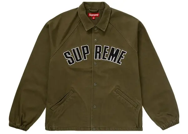 Supreme Arc Denim Coaches Jacket - Olive