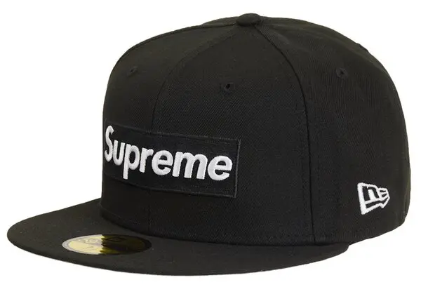 Supreme Mlb Teams Chicago Box Logo New Era 59fifty Fitted Cap - Black