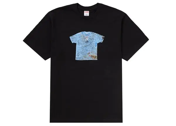 Supreme 30th Anniversary First Tee Shirt - Black