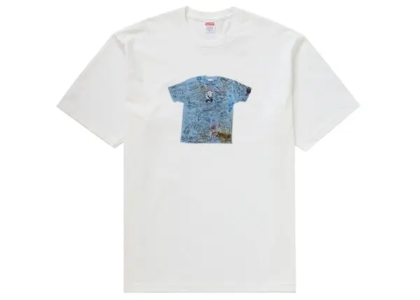 Supreme 30th Anniversary First Tee Shirt - White