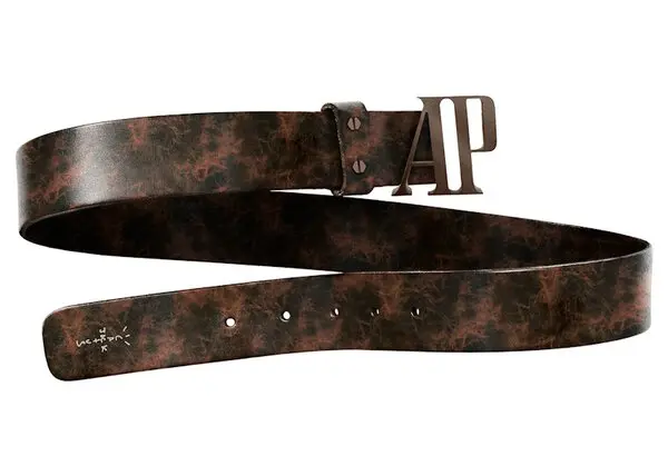 TRAVIS SCOTT Cj X Audemars Piguet Logo Belt - Brown
