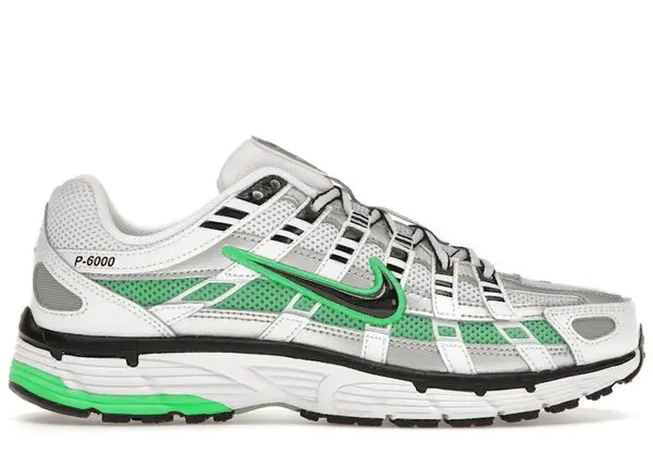 Nike P6000 Sneakers - White/metallic Silver/spring Green