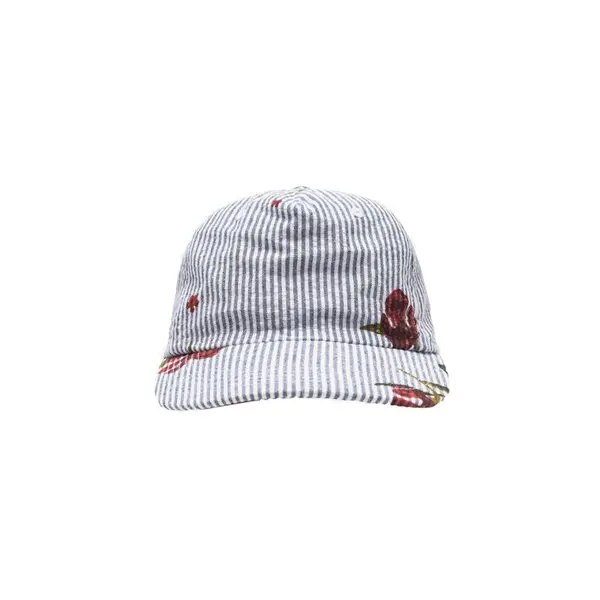 Kith Seersucker Floral Cap - Floral Navy Blue