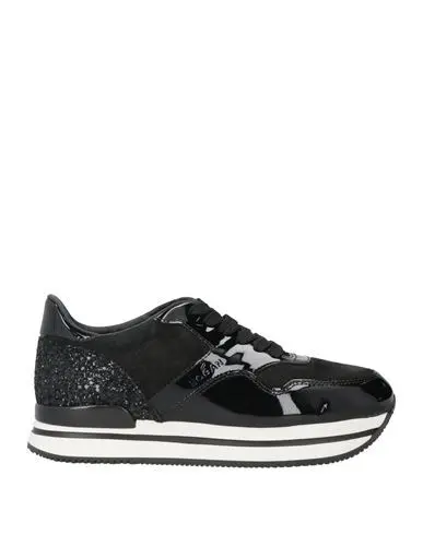 Hogan Leather Sneakers - Black
