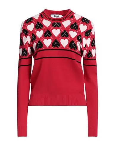 MSGM Crewneck Sweater - Red