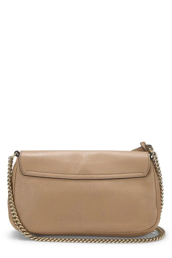 Gucci Grained Leather Soho Chain Flap Crossbody