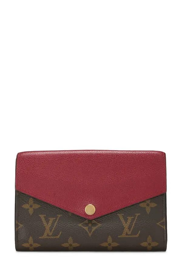 LOUIS VUITTON Monogram Canvas Pallas Compact Wallet - Brown