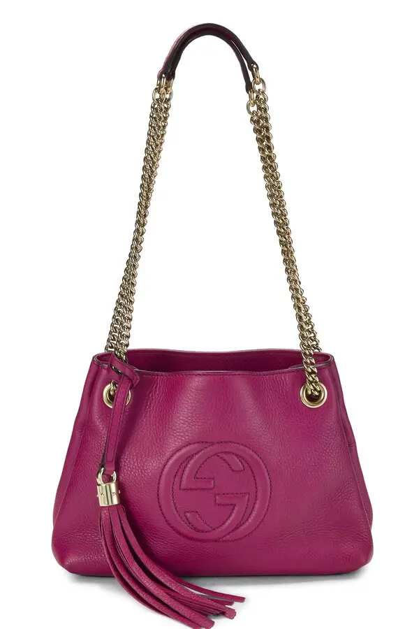 Gucci Soho Chain Tote - Pink
