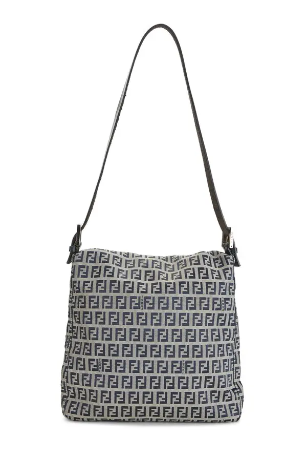 Fendi Zucchino Canvas Shoulder Bag
