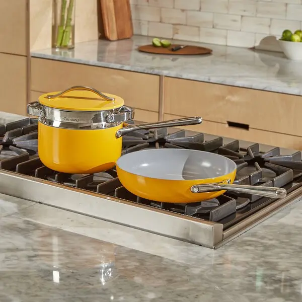 CARAWAY Stainless Steel Nonstick Saucepan Steamer