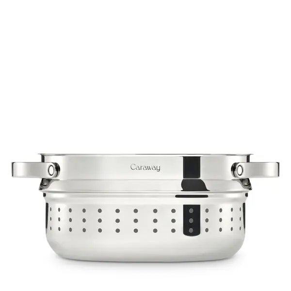 CARAWAY Stainless Steel 6.5 Quart Dutch Oven Steamer