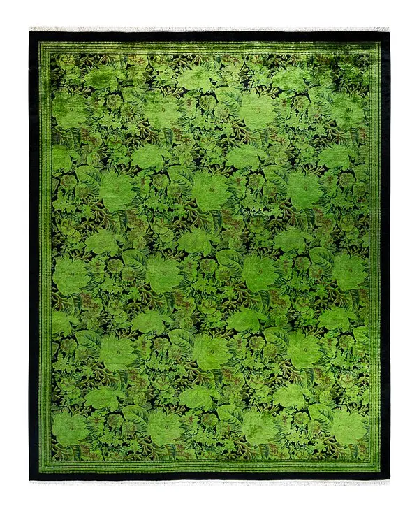 Bloomingdale'S Fine Vibrance M851 Area Rug, 8'1 X 10'1 - Green