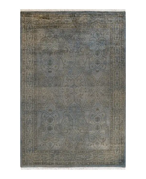 Bloomingdale'S Fine Vibrance M1025 Area Rug, 6'1 X 9 - Gray