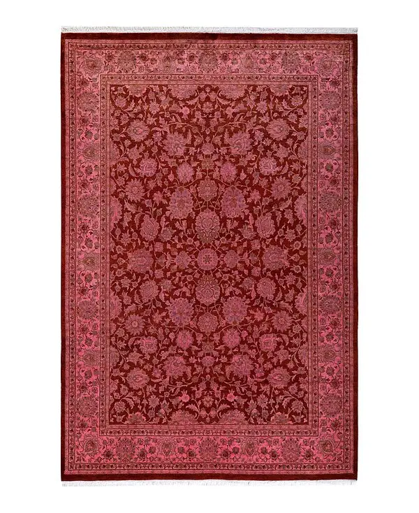 Bloomingdale'S Fine Vibrance M1365 Area Rug, 6'2 X 8'10 - Red