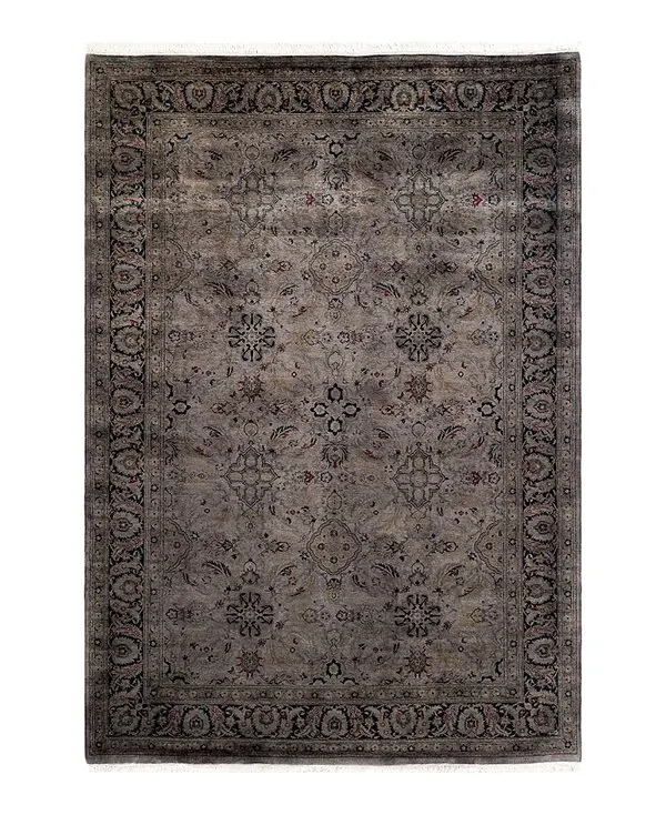 Bloomingdale'S Fine Vibrance M1205 Area Rug, 6'1 X 8'9 - Gray