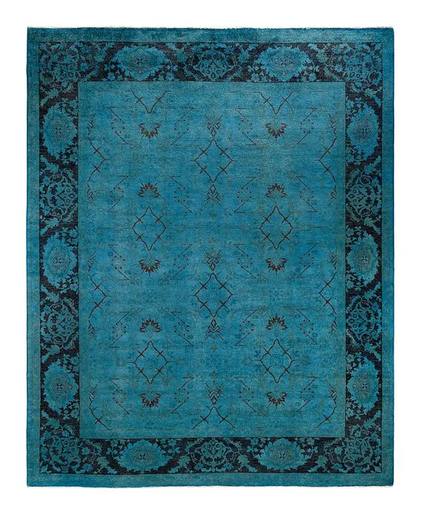 Bloomingdale'S Fine Vibrance M1419 Area Rug, 8'3 X 10'3 - Blue