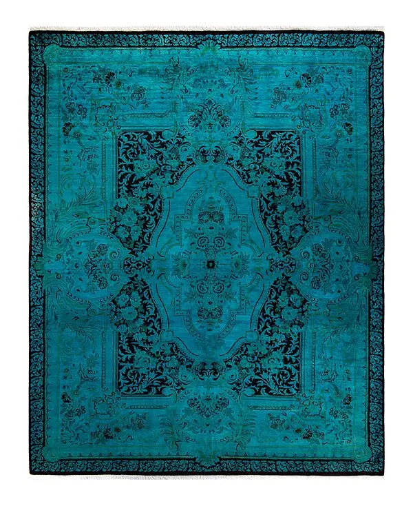 Bloomingdale'S Fine Vibrance M1416 Area Rug, 8'1 X 10'3 - Blue