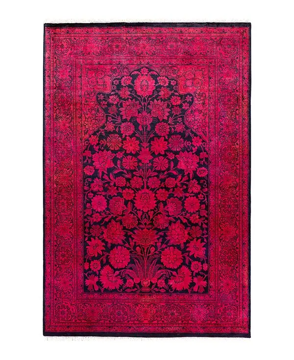 Bloomingdale'S Fine Vibrance M1120 Area Rug, 4'1 X 6'4 - Pink
