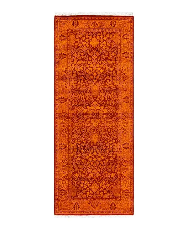 Bloomingdale'S Fine Vibrance M1604 Runner Area Rug, 2'6 X 6'5 - Orange