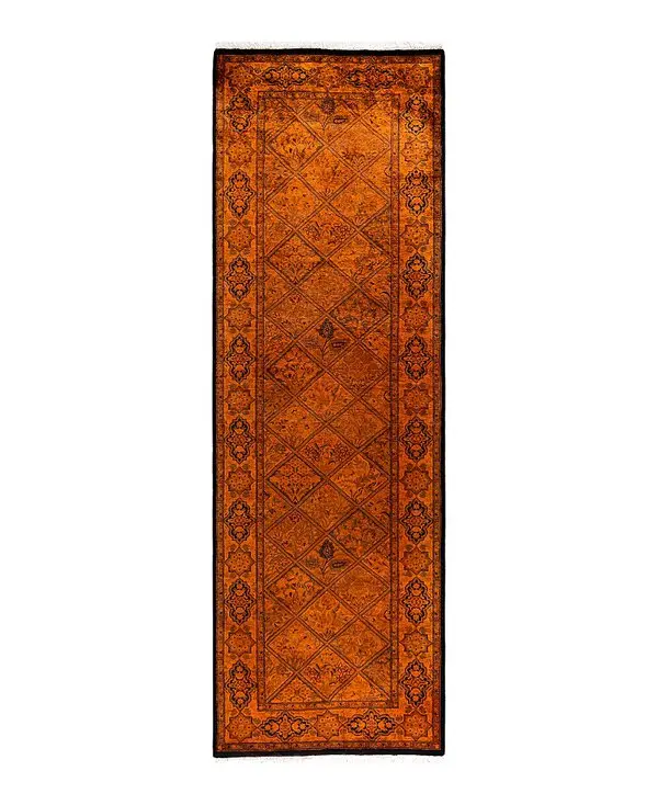 Bloomingdale'S Fine Vibrance M1270 Runner Area Rug, 2'8 X 8'3 - Orange