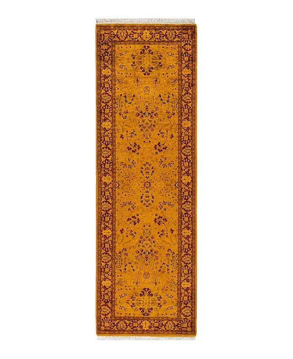 Bloomingdale'S Fine Vibrance M1225 Runner Area Rug, 2'7 X 8'2 - Yellow