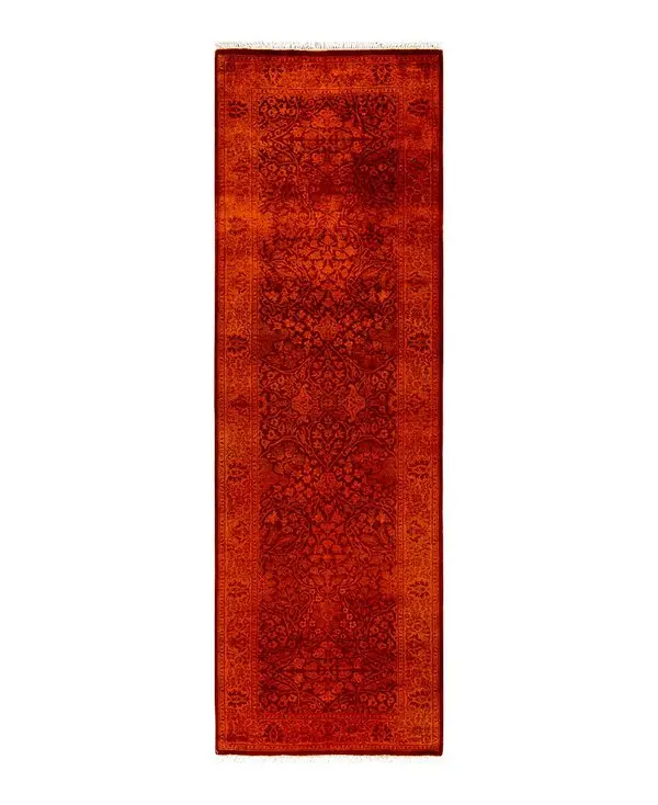 Bloomingdale'S Fine Vibrance M1388 Runner Area Rug, 2'8 X 8'3 - Orange