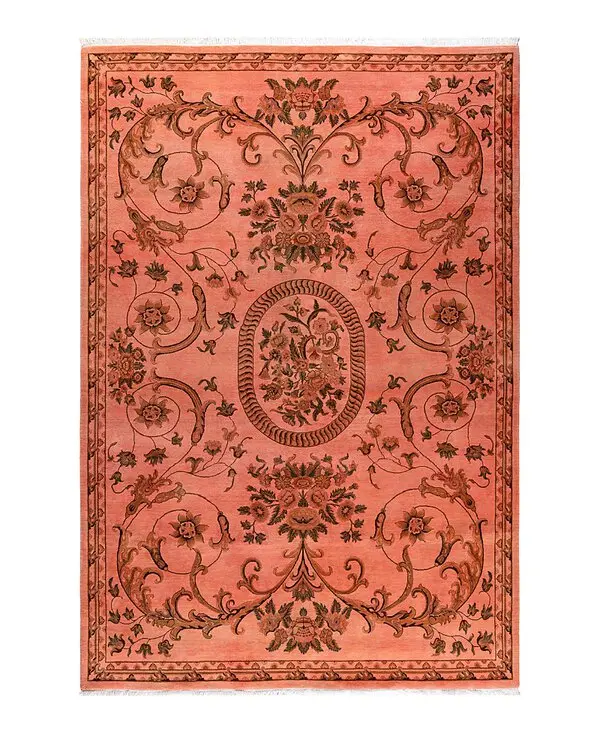 Bloomingdale'S Fine Vibrance M2033 Area Rug, 6'6 X 9'5 - Pink