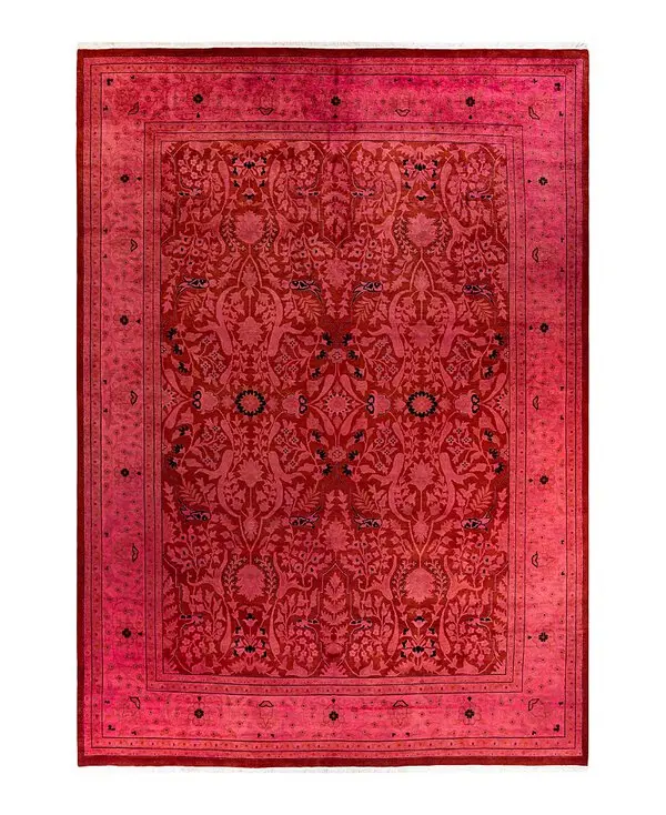 Bloomingdale'S Fine Vibrance M1377 Area Rug, 10'2 X 14'1 - Pink