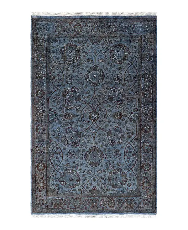 Bloomingdale'S Fine Vibrance M1659 Area Rug, 4'1 X 6'6 - Gray