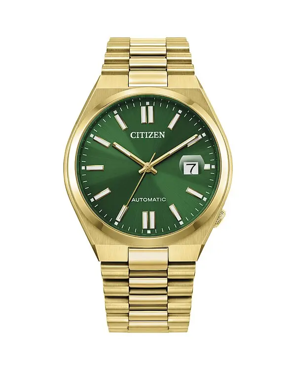 Citizen Sport Luxury Watch, 40mm - Green/gold