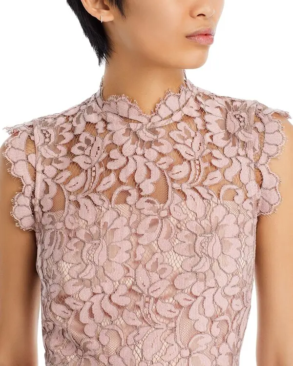 Eliza J Lace Sheath Dress - Blush
