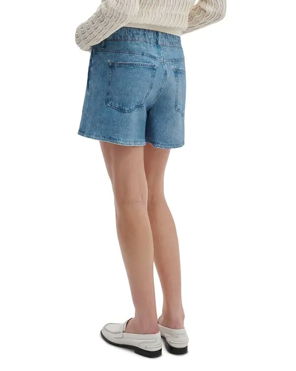 Rag & Bone Miramar Walking Cotton Terry Sweatpant Jean Shorts - Morse