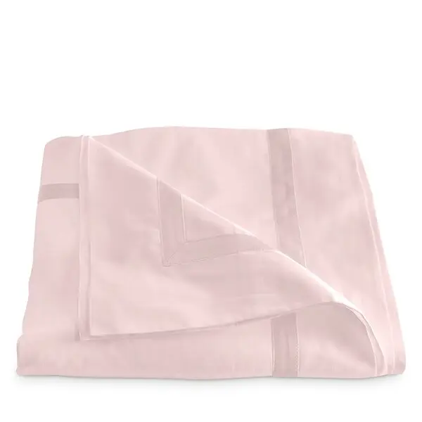 MATOUK Nocturne Hemstitch Duvet Cover, Full/queen - Pink