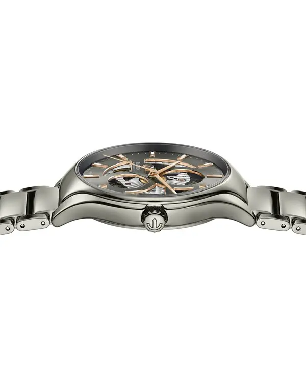 RADO True Round Automatic Open Heart Watch, 40mm - Gray
