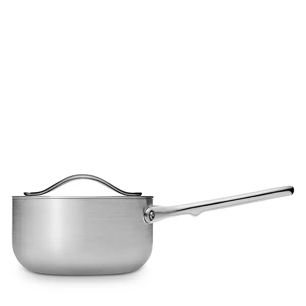 CARAWAY 1.75 Quart Steel Saucepan - Stainless