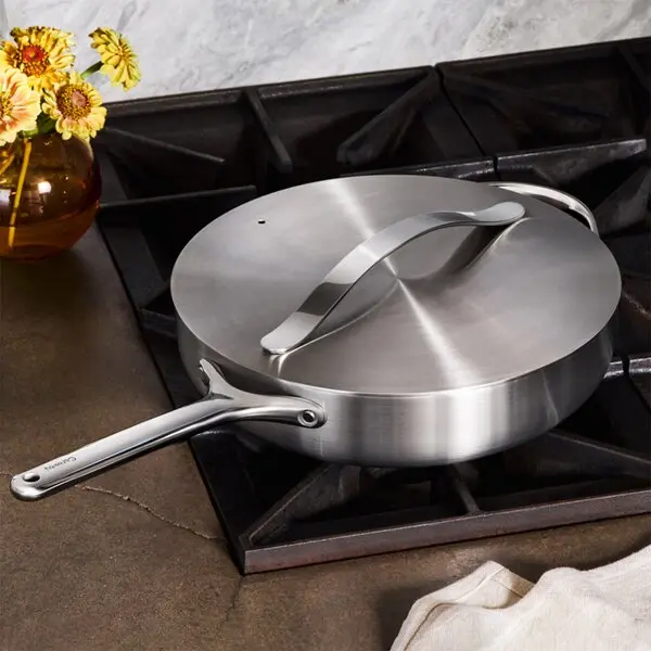 CARAWAY Steel Saute Pan & Lid