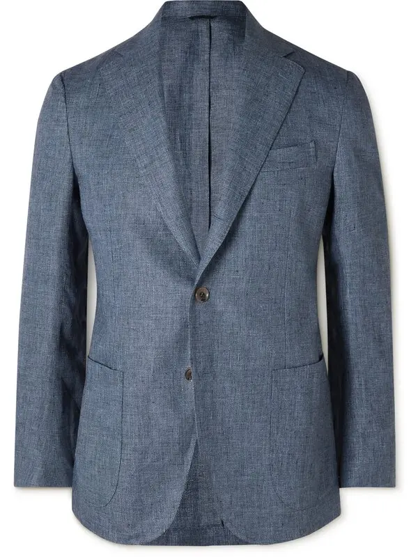 DE PETRILLO Linen Blazer