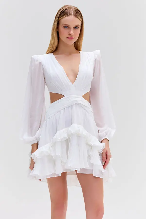 cut out flowy mini dress Scarlett Mini Cut Out Dress main image 0