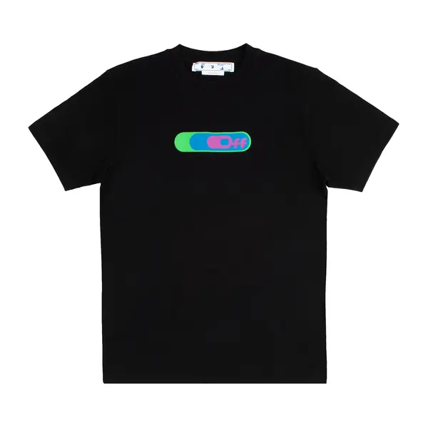 Off-White High Weed Slim Short-sleeve Tee - Black