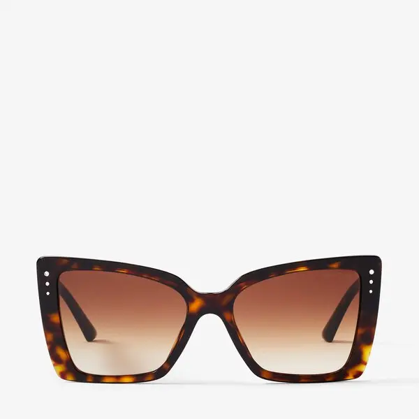 JIMMY CHOO Lorea Butterfly Sunglasses - Gradient Brown