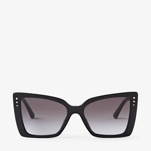 JIMMY CHOO Lorea Butterfly Sunglasses - Gradient Grey