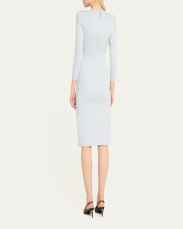 Giorgio Armani Milano Jersey Sheath Dress