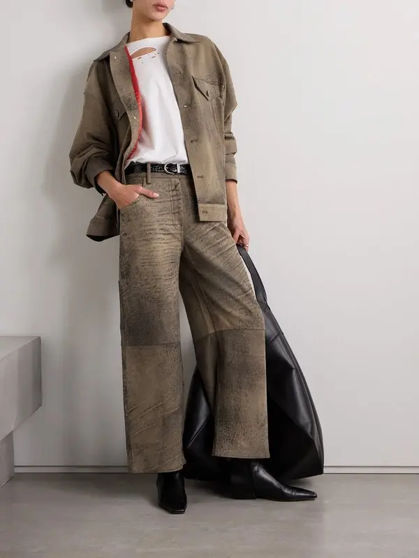 INTERIOR The Julian Nubuck Cargo Pants