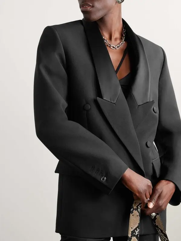 Coperni Double-breasted Twill Blazer