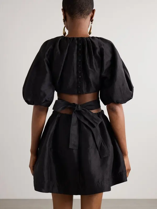 Aje Mimosa Cutout Mini Dress