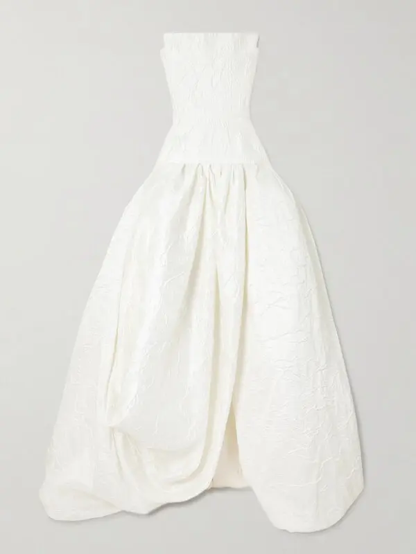Maticevski Harlequin Strapless Gown