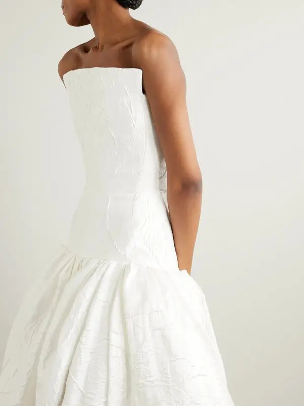 Maticevski Harlequin Strapless Gown